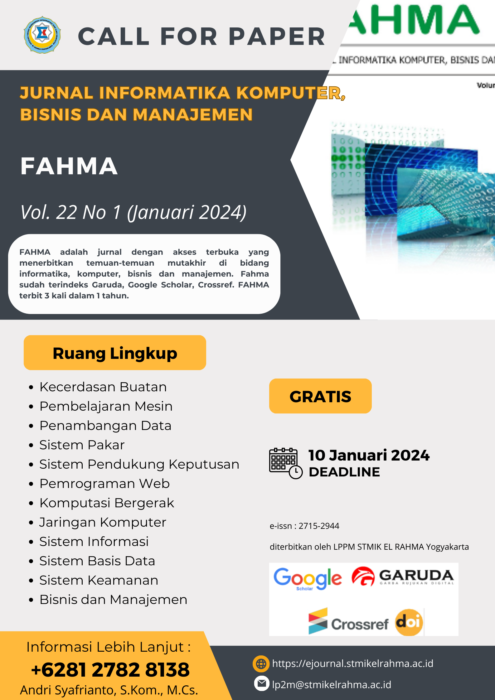 Jurnal Informatika Komputer, Bisnis dan Manajemen